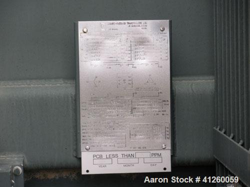 UsedFerranti Packard Transformer, oil filled, 2000 KVA, 6900/4160, 24