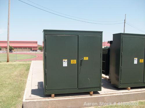 UsedGE 1000 KVA Three Phase Padmount Transformer. HV: 13200 GRDY / 76