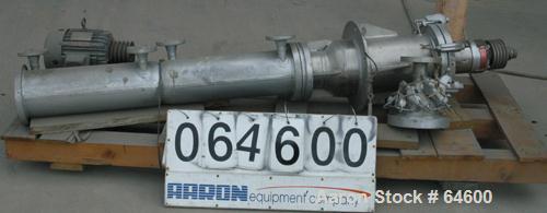 Used Luwa Thin Film Evaporator, Model NL-150, Hastalloy C-276 Constru