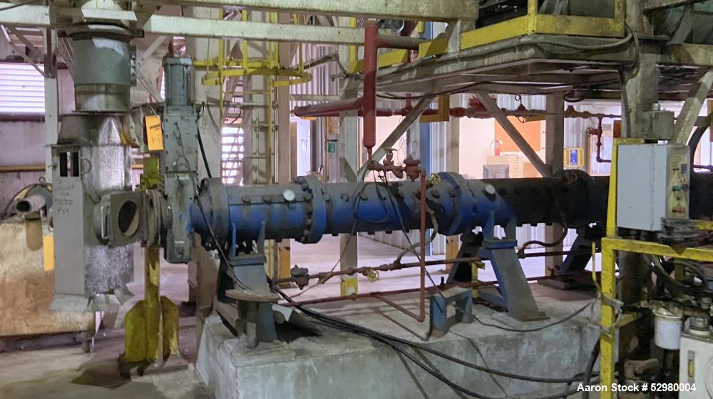 Used Anderson Alloy Steel Expander-Extruder-Cooker. 12" Diameter scre