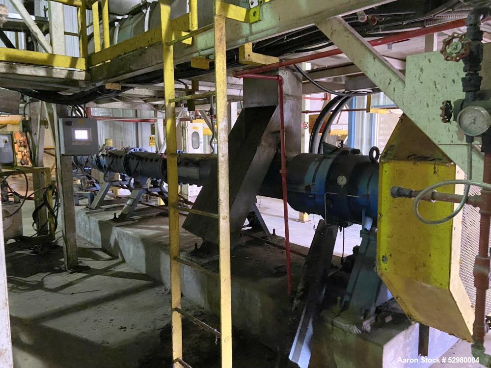 Used Anderson Alloy Steel Expander-Extruder-Cooker. 12" Diameter scre