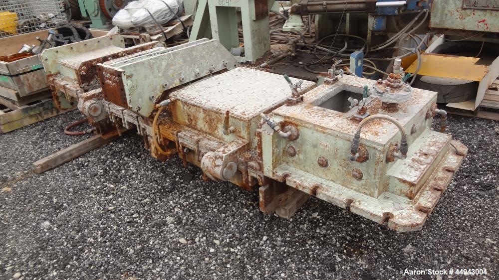Used MIG Extruder, Model 350C, Carbon Steel. Approximate extrusion c
