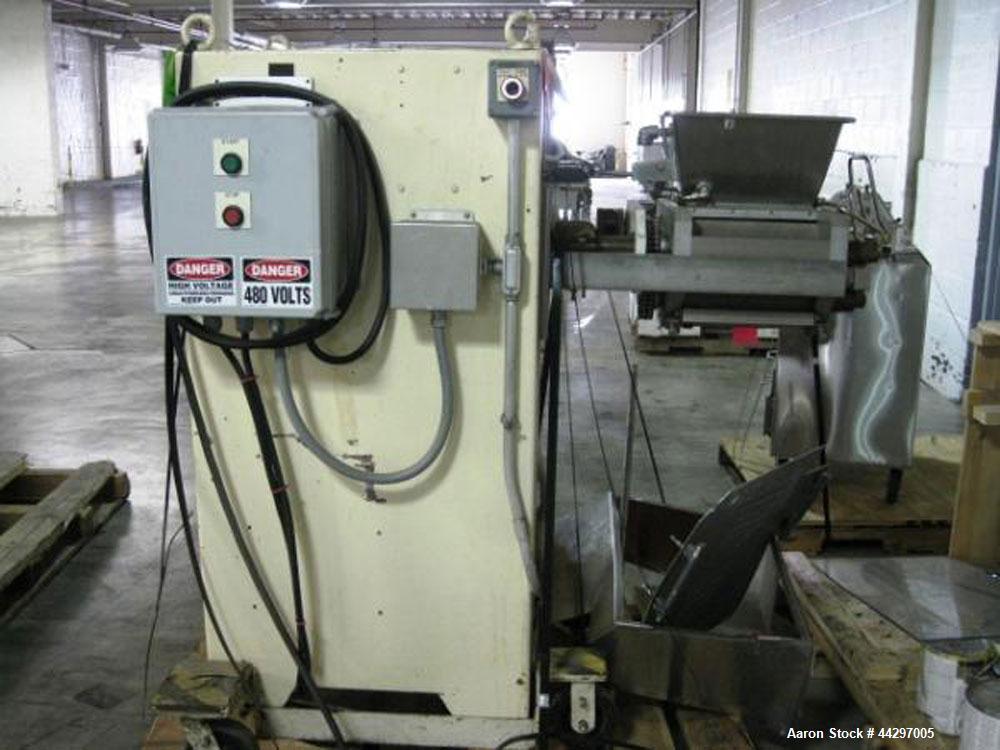 Used Bepex Extruder / Rotary Bar Press, Model DP140-300. 140mm Roll c