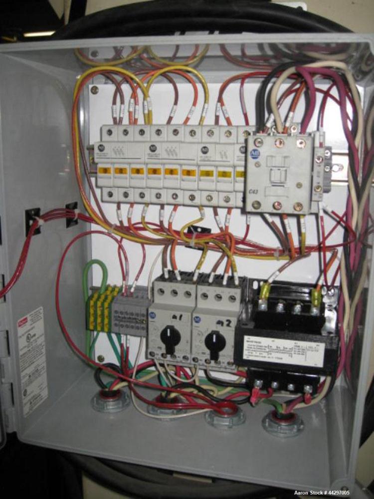 Used Bepex Extruder / Rotary Bar Press, Model DP140-300. 140mm Roll c