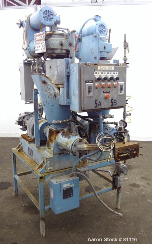 Used Bonnot Extruding System Consisting Of: (2) Bonnot 2" lab extrude