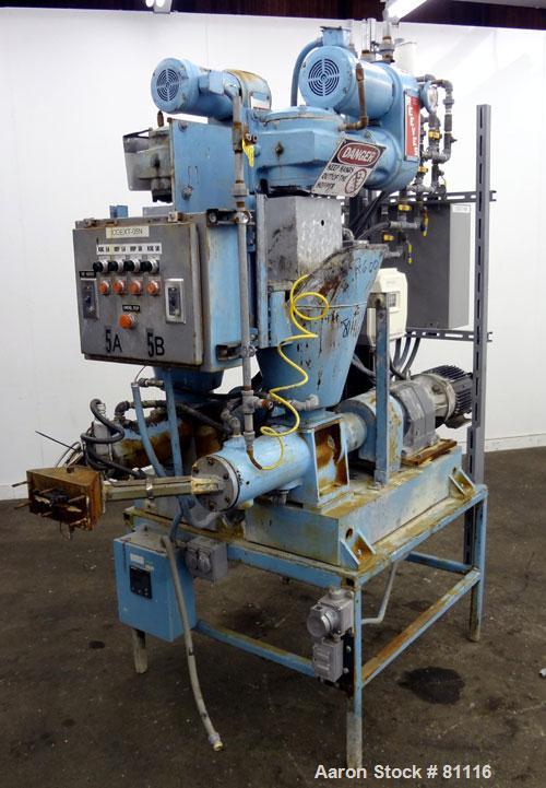 Used Bonnot Extruding System Consisting Of: (2) Bonnot 2" lab extrude