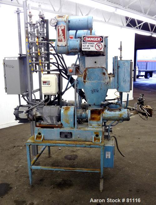 Used Bonnot Extruding System Consisting Of: (2) Bonnot 2" lab extrude
