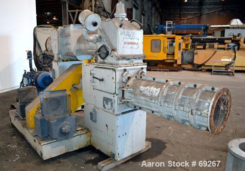 Used Handle Combined De-Airing Extrusion Machine, Carbon Steel, Consi