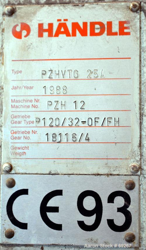 Used Handle Combined De-Airing Extrusion Machine, Carbon Steel, Consi