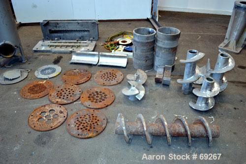 Used Handle Combined De-Airing Extrusion Machine, Carbon Steel, Consi