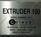 Used Caleva Extruder Spheronizer System Consisting Of: (1) Caleva Gea