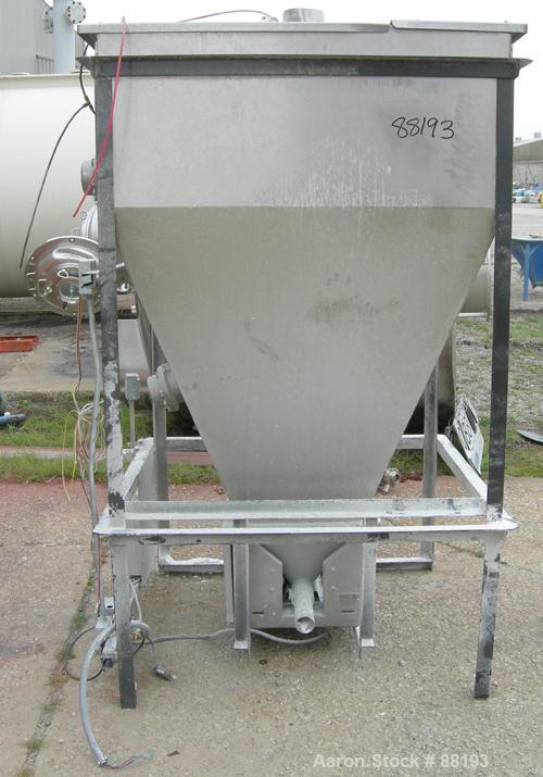 Used Accu-Rate Volumetric Dry Material Feeder. (1) Approximate 2-1/4"