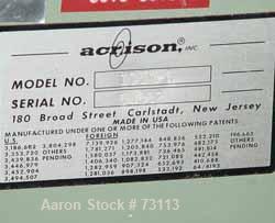 Used Acrison Volumetric Feeder, Model 105X-G, 304 Stainless Steel. Tr