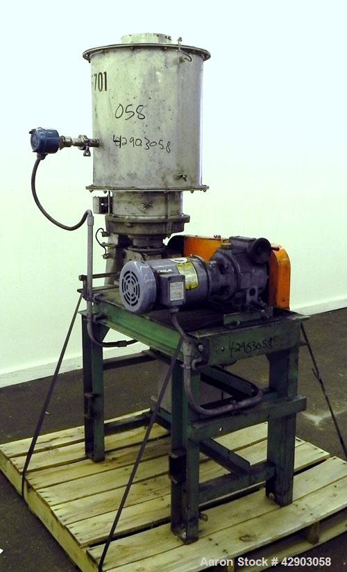 Used Funken Powtechs Volumetric Constant Feeder, Model FSR-Q2-S, 304