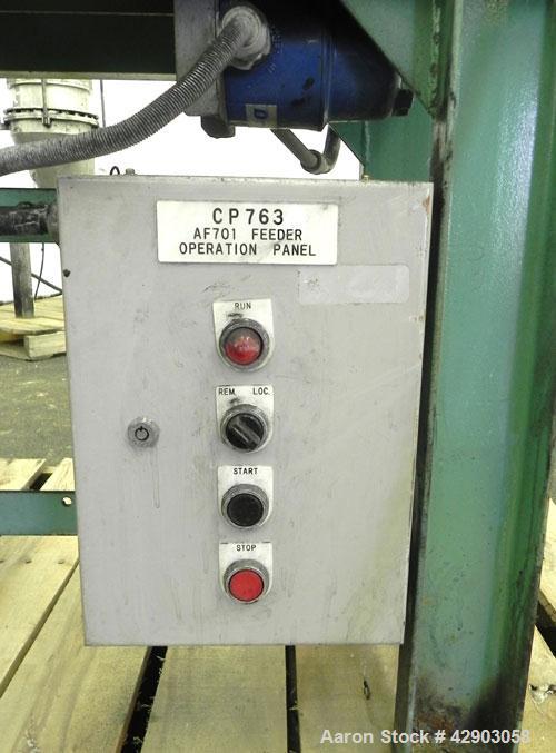 Used Funken Powtechs Volumetric Constant Feeder, Model FSR-Q2-S, 304