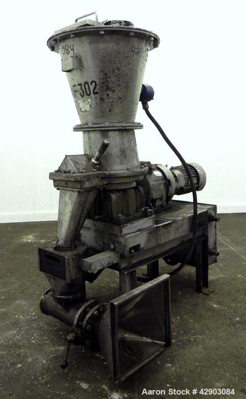 Used Nippon Pneumatic NPK Excent Weigh Feeder, Model EFW25, 304 Stain