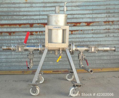 Used Commercial Filter Fulflo Filters, 316 stainless steel. 8-1/2" di