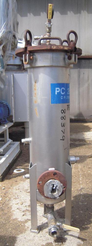 Used Fulflo Cartridge Filter, Model SF6-2-2F-C276, Hastelloy C276. A