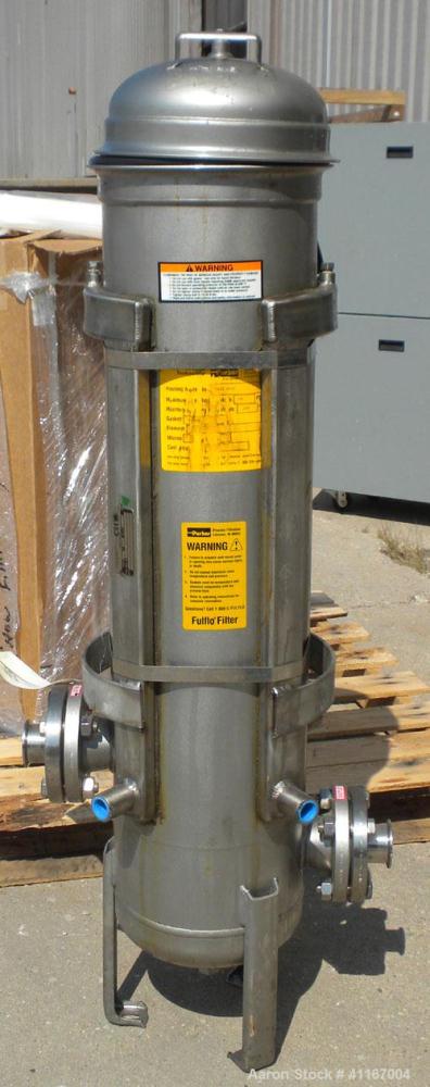 Used Parker FulFlo Multi-Cartridge Filter, model FHS7T2FVP, 316L stai