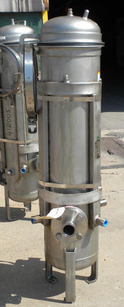 Used Parker FulFlo Multi-Cartridge Filter, model FHS7T2FVP, 316L stai