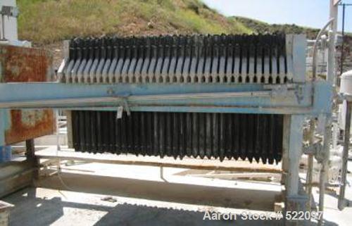 USED: Eimco-Shriver 48" x 48" filter press, size M1200F3 with 48" x 4