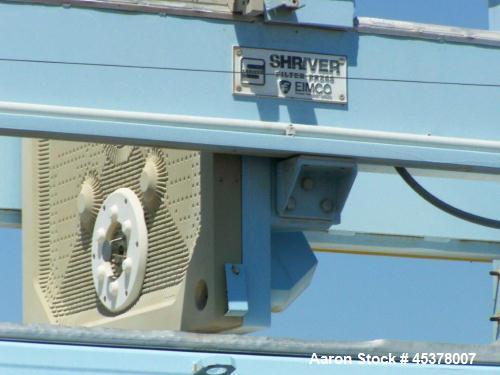 Used Eimco Shriver Filter Press with 48" x 48" plates. Model M1200FB,