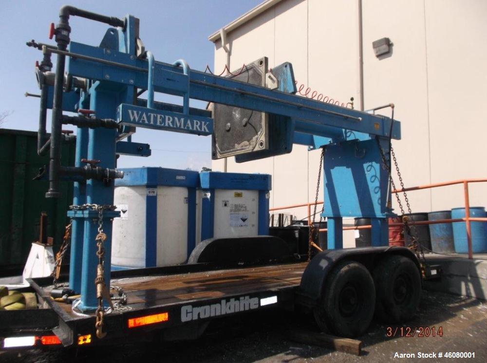 Used M.W. Watermark Automatic Filter Press Frame Only, Model FP1000G3