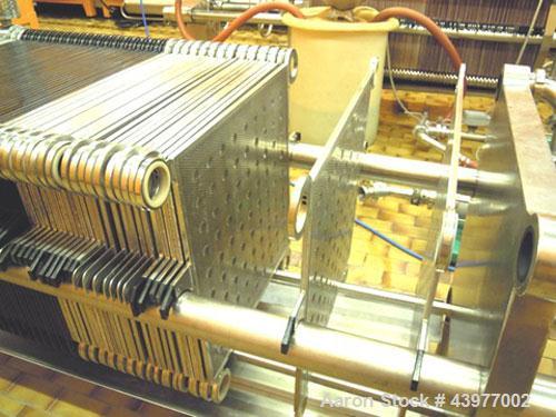 UsedFiltrox Filter. 80 Plates 1.9' (600 x 600 mm), 26 plates stainle