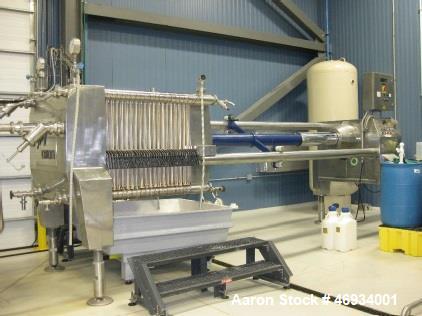 Used Seitz Orion 100 Frame and Plate Filter, Model OF 100 V. Chassis