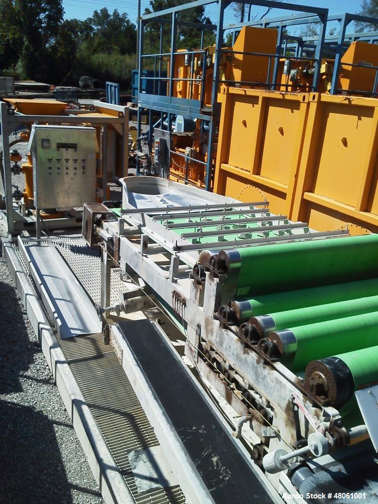 Used McNeill 1.5 Meter Heavy Duty Belt Press, Model 155. Belt is 58"