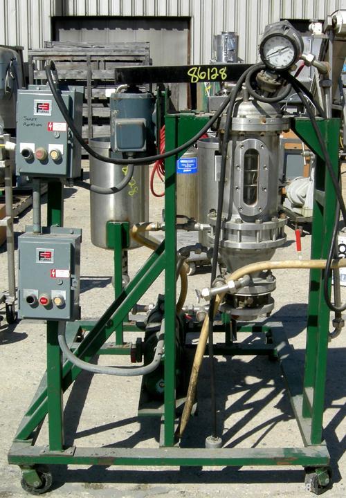 Used Chemap Funda Filter, 5.28 Gallon Capacity, 316L Stainless Steel.