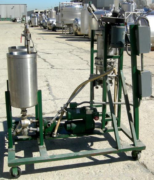 Used Chemap Funda Filter, 5.28 Gallon Capacity, 316L Stainless Steel.