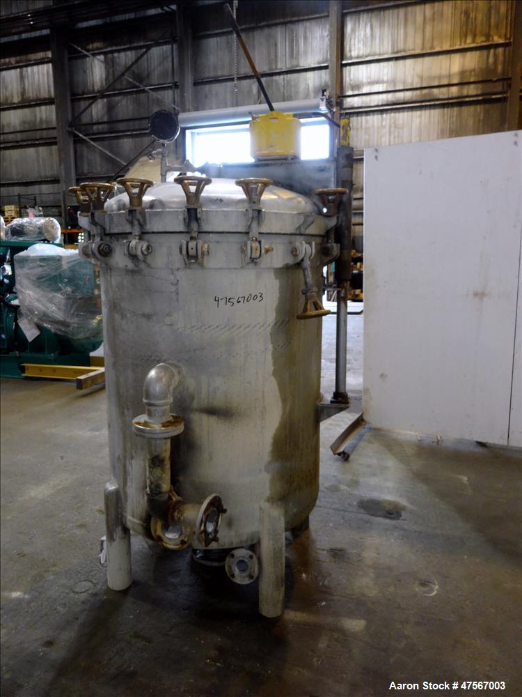 Used Duriron Durco Style Wet Cake Discharge Vertical Tank & Vertical