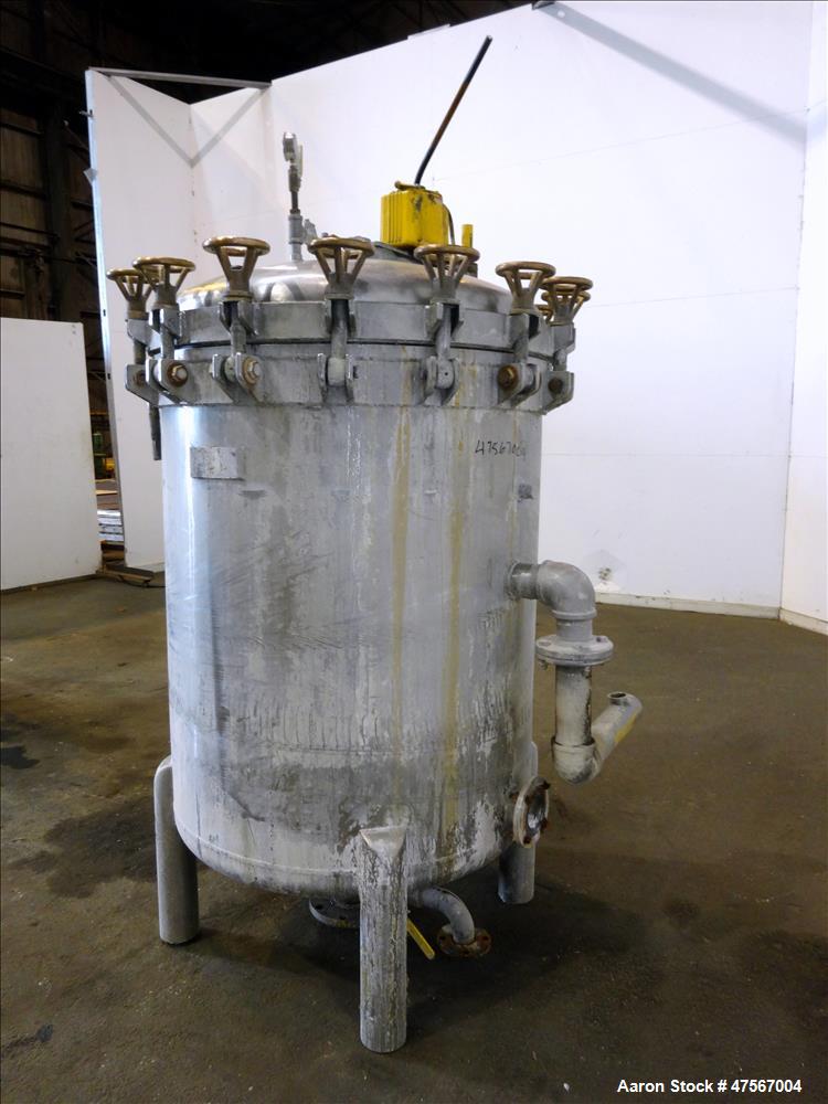 Used Duriron Durco Style Wet Cake Discharge Vertical Tank & Vertical