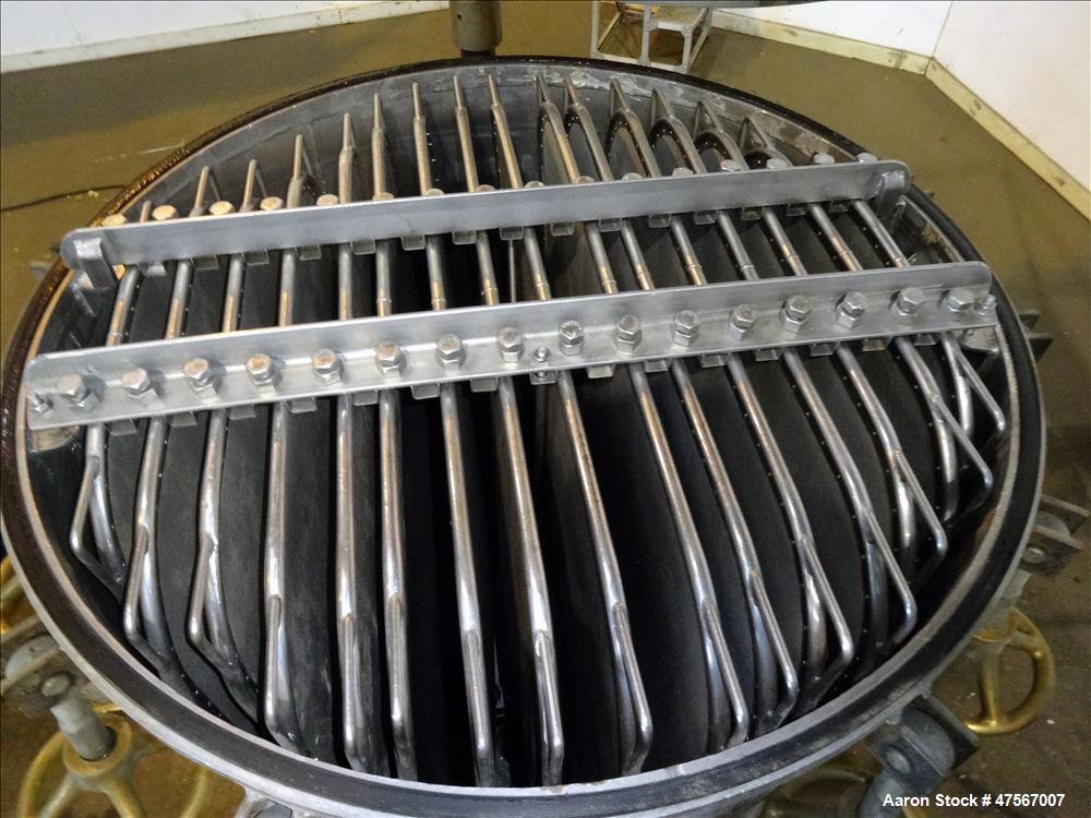 Used Duriron Durco Style Wet Cake Discharge Vertical Tank & Vertical