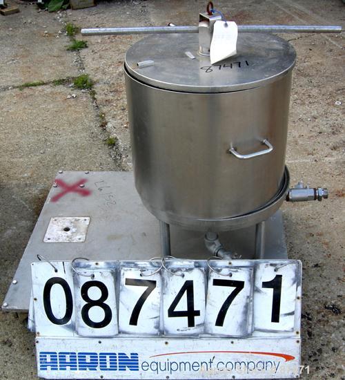 Used- Horizontal Plate Filter, 316 Stainless Stee