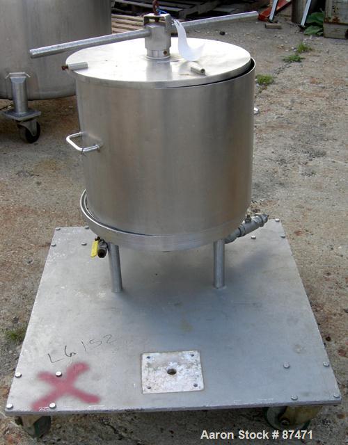 Used Horizontal Plate Filter, 316 Stainless Steel. Approximate 7 squa