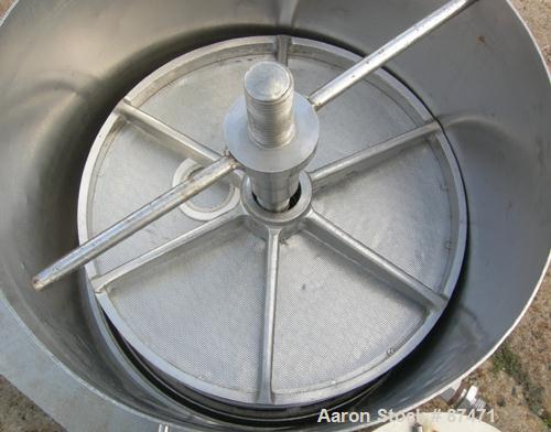 Used- Horizontal Plate Filter, 316 Stainless Stee