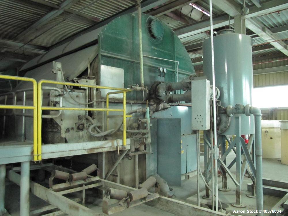 UsedEimco 12' x 14' Rotary Drum Filter. Mild steel drum, E-belt disc