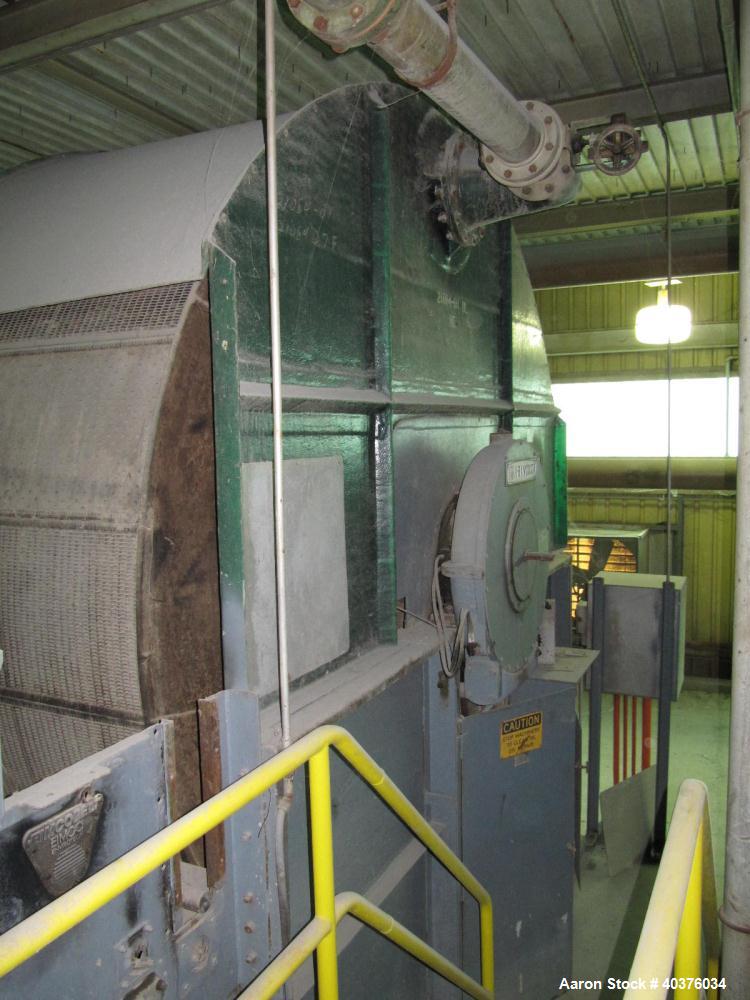 UsedEimco 12' x 14' Rotary Drum Filter. Mild steel drum, E-belt disc