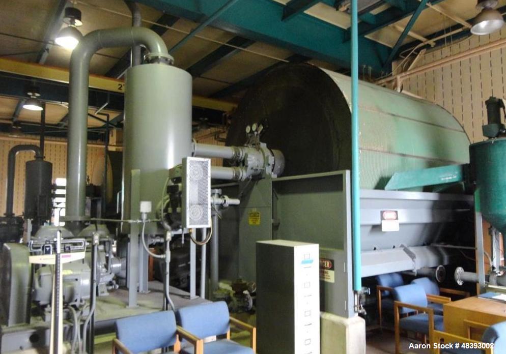 Used- Eimco "Eimcobelt" 314 Square Feet. 10' Diameter x 10' Face Carb