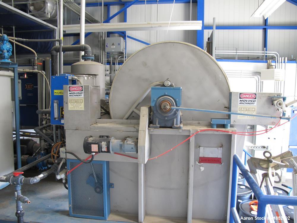 UsedPrecoat Filter (Komline Sanderson) 304 SS . The drum is 4.5 feet