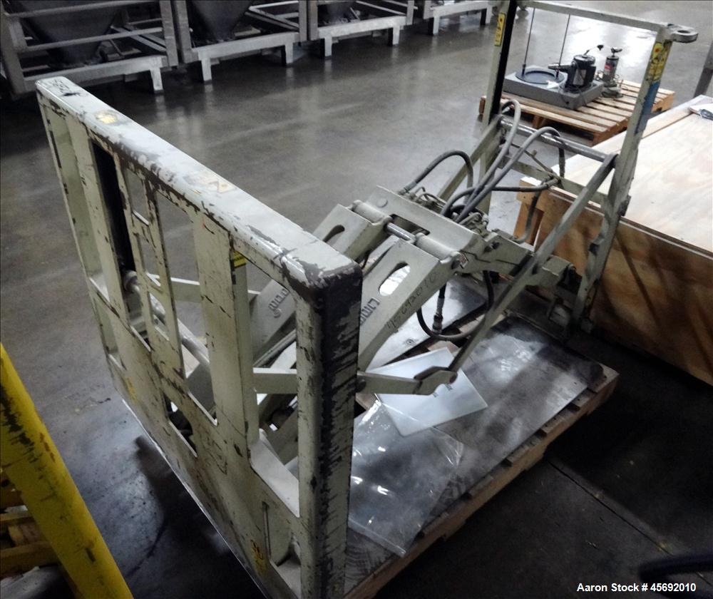 Used Cascade Forklift Push/Pull Attachment, Model QFM. 3,500 lbs capa