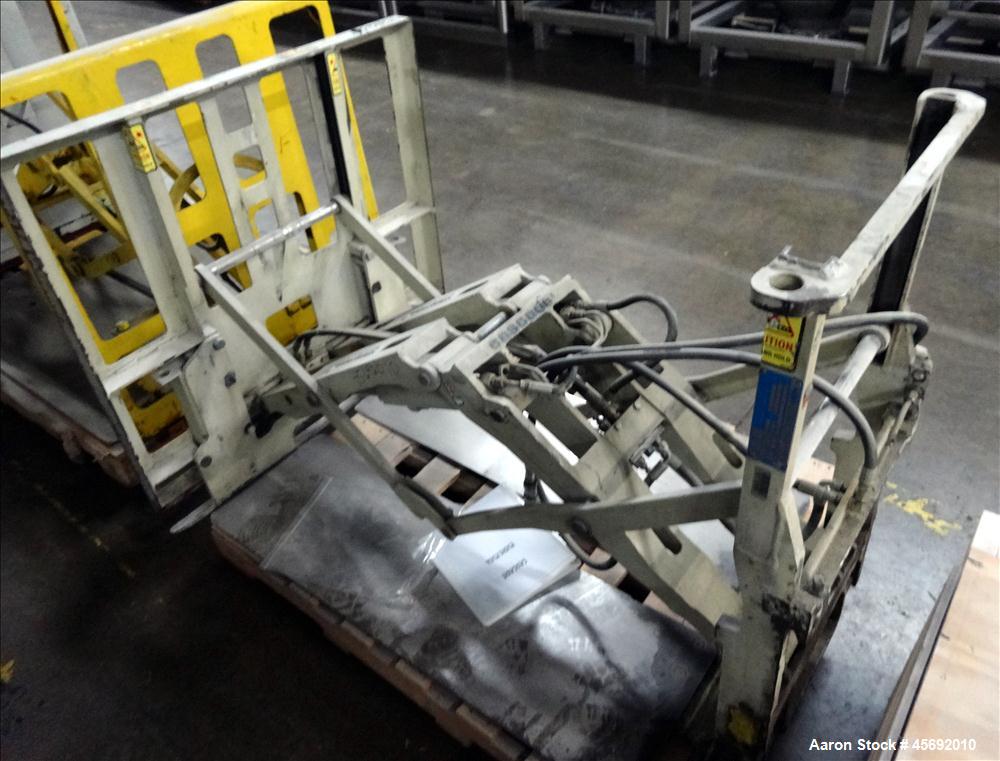 Used Cascade Forklift Push/Pull Attachment, Model QFM. 3,500 lbs capa