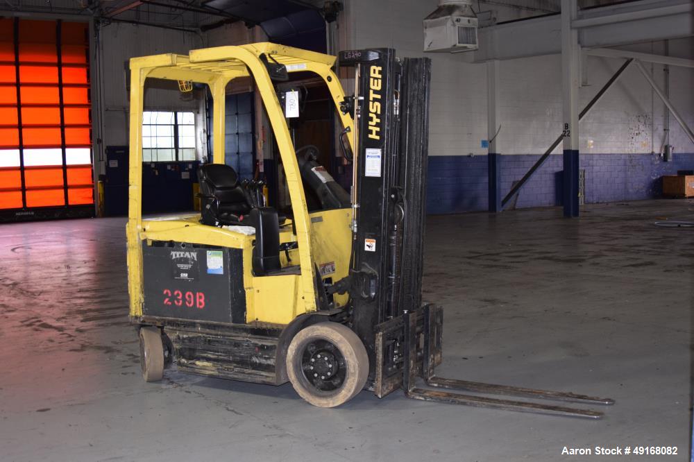 Used Hyster Electric Forklift, Model E45XN-33. 4500 Pound capacity, d