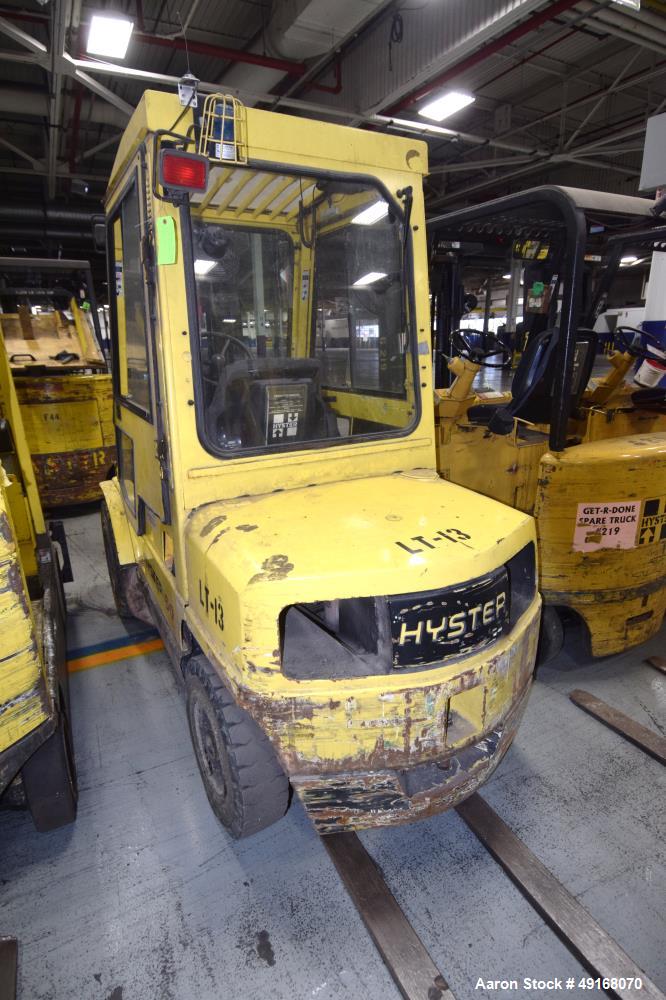 Used Hyster Gas Powered Forklift, Model H60XM. 6000 Pound capacity, t