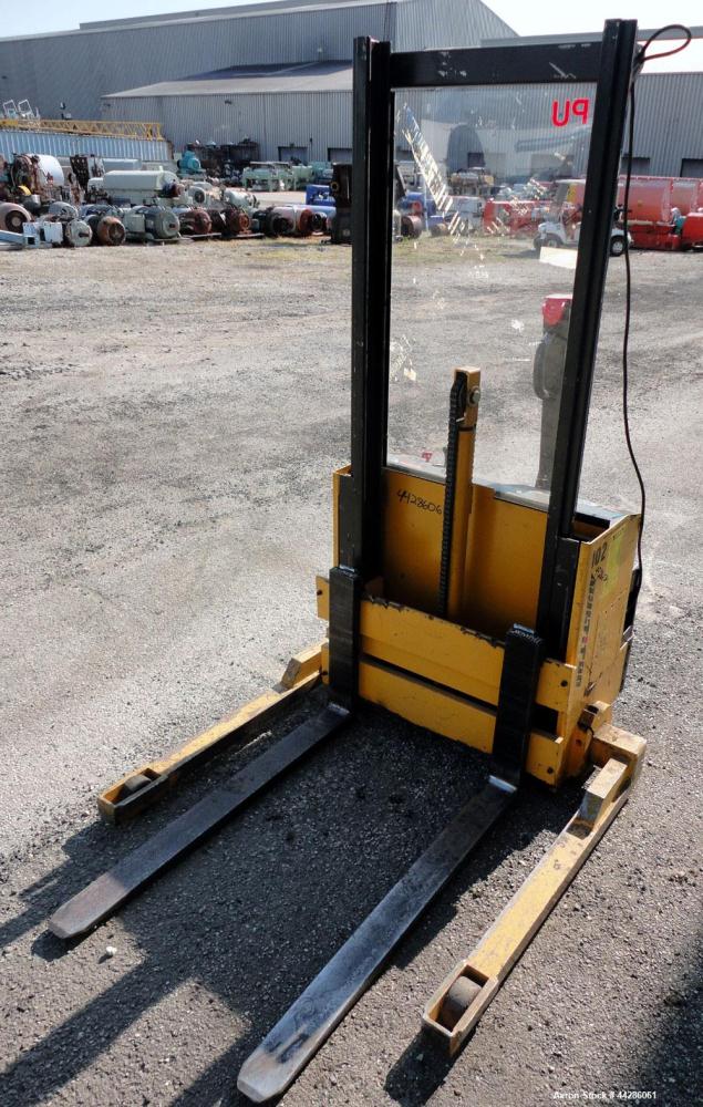 Used Multition MCI Corp Electric Walk Behind Straddle Stacker, 2000 P