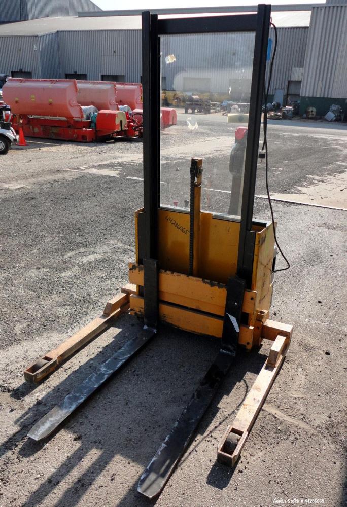 Used Multition MCI Corp Electric Walk Behind Straddle Stacker, 2000 P
