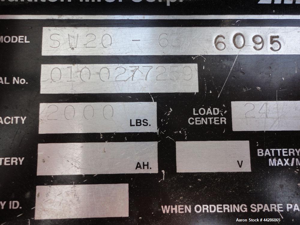 Used Multition MCI Corp Electric Walk Behind Straddle Stacker, 2000 P