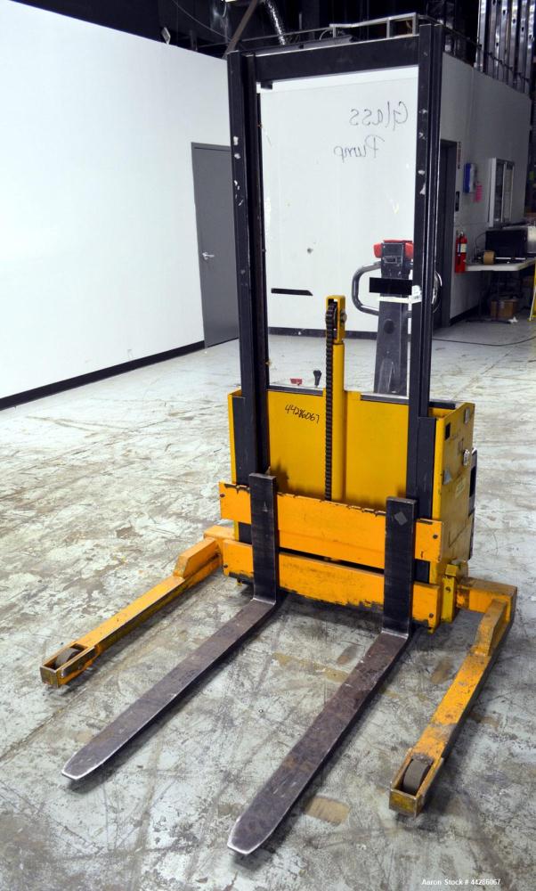 Used Multition MCI Corp Electric Walk Behind Straddle Stacker, 2000 P